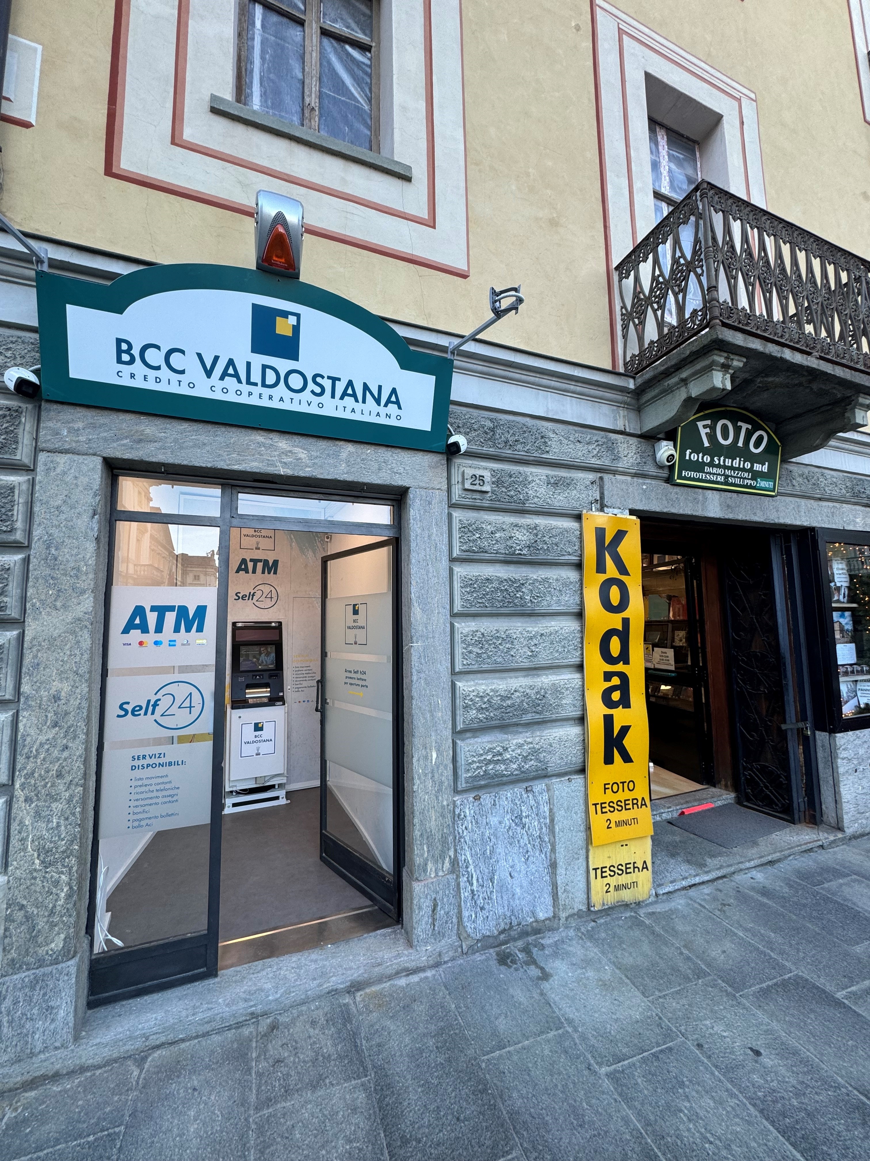 Apertura nuova Area Self Atm in piazza Chanoux! - BCC Valdostana